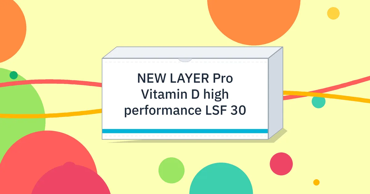Symbolbild: Packung mit der Aufschrift NEW LAYER Pro Vitamin D high performance LSF 30 (PZN 16618601) – Verfügbarkeit und Bezug in Apotheken in Frankfurt am Main