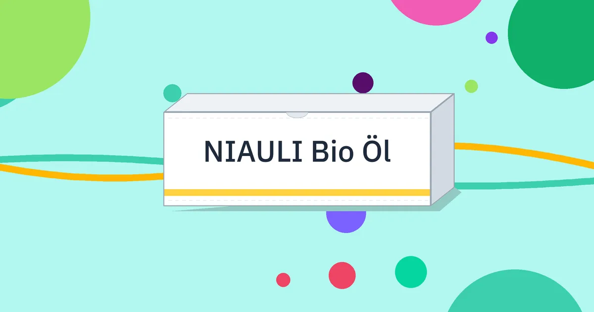 Symbolbild: Packung mit der Aufschrift NIAULI Bio Öl (PZN 12362613) – Verfügbarkeit und Bezug in Apotheken in Frankfurt am Main