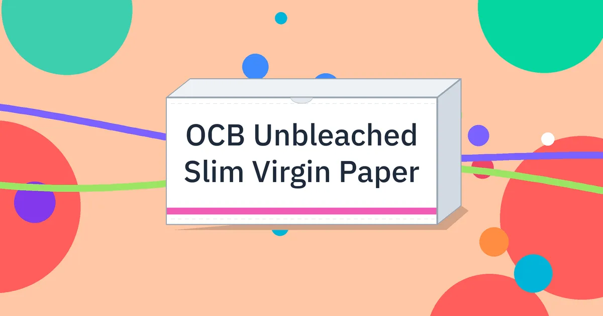Symbolbild: Packung mit der Aufschrift OCB Unbleached Slim Virgin Paper (PZN 20122521) – Verfügbarkeit und Bezug in Apotheken in Frankfurt am Main