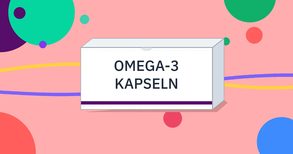 Symbolbild: Packung mit der Aufschrift OMEGA-3 KAPSELN (PZN 10323767) – Verfügbarkeit und Bezug in Apotheken in Frankfurt am Main