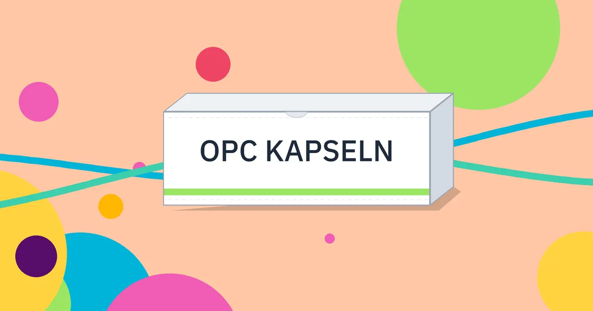 Symbolbild: Packung mit der Aufschrift OPC KAPSELN (PZN 16364253) – Verfügbarkeit und Bezug in Apotheken in Frankfurt am Main