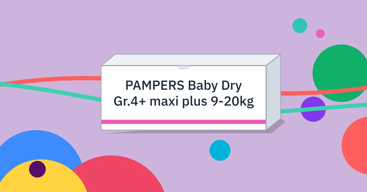 Symbolbild: Packung mit der Aufschrift PAMPERS Baby Dry Gr.4+ maxi plus 9-20kg (PZN 09519287) – Verfügbarkeit und Bezug in Apotheken in Frankfurt am Main