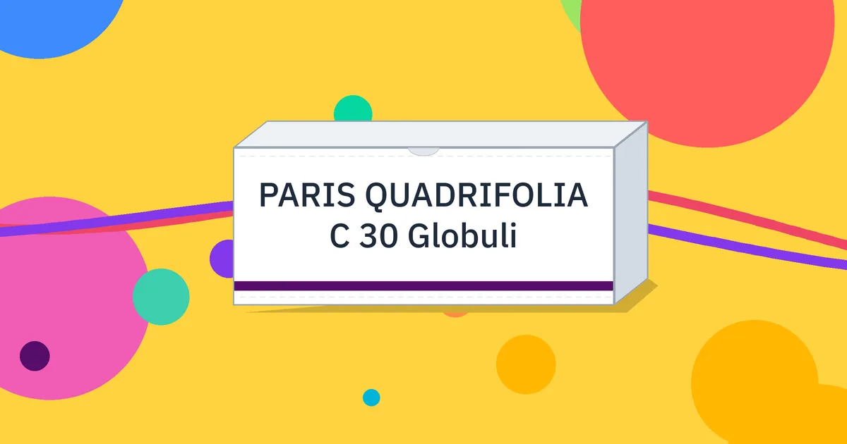 Symbolbild: Packung mit der Aufschrift PARIS QUADRIFOLIA C 30 Globuli (PZN 07458914) – Verfügbarkeit und Bezug in Apotheken in Frankfurt am Main