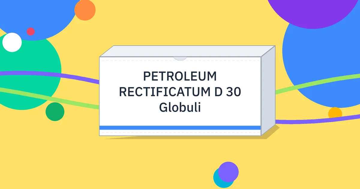 Symbolbild: Packung mit der Aufschrift PETROLEUM RECTIFICATUM D 30 Globuli (PZN 04231133) – Verfügbarkeit und Bezug in Apotheken in Frankfurt am Main