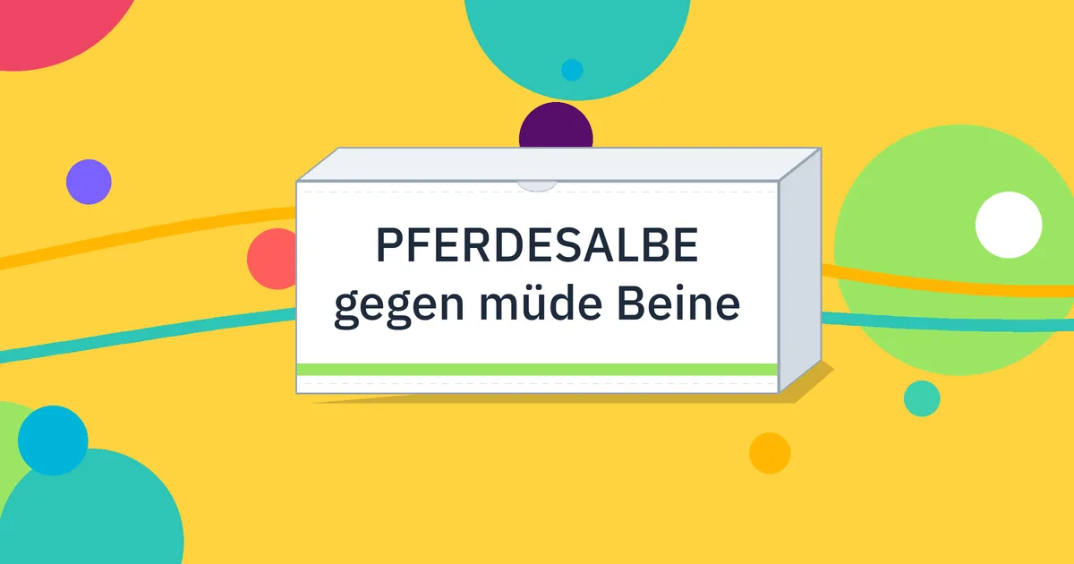Symbolbild: Packung mit der Aufschrift PFERDESALBE gegen müde Beine (PZN 11653722) – Verfügbarkeit und Bezug in Apotheken in Frankfurt am Main