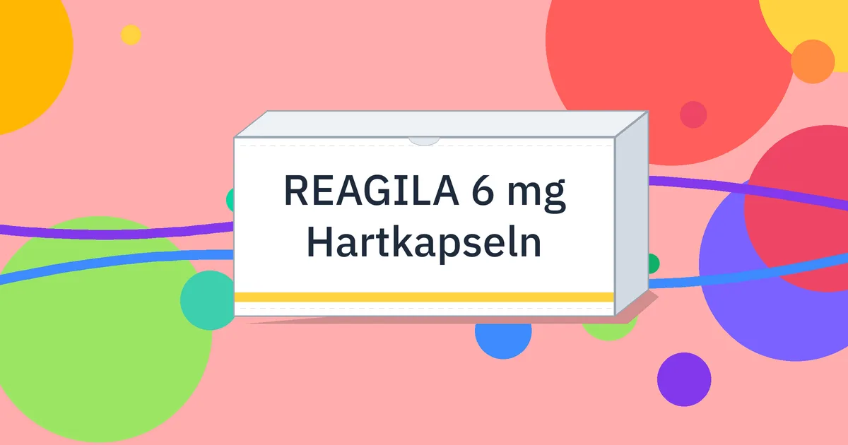 Symbolbild: Packung mit der Aufschrift REAGILA 6 mg Hartkapseln (PZN 19540868) – Verfügbarkeit und Bezug in Apotheken in Frankfurt am Main