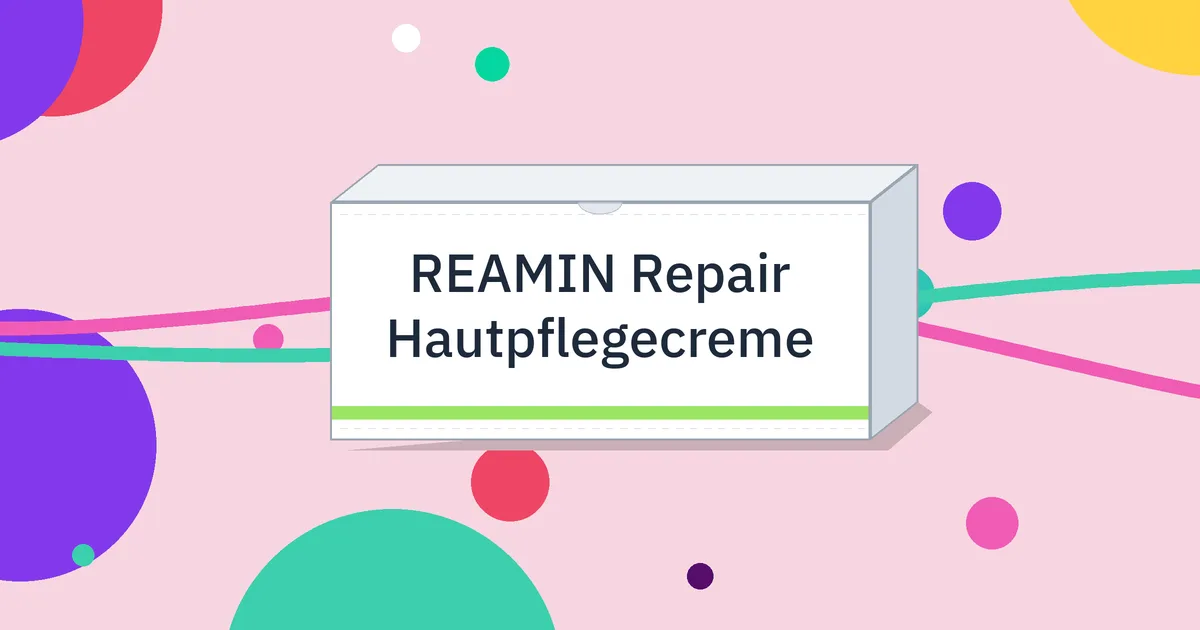 Symbolbild: Packung mit der Aufschrift REAMIN Repair Hautpflegecreme (PZN 10113685) – Verfügbarkeit und Bezug in Apotheken in Frankfurt am Main