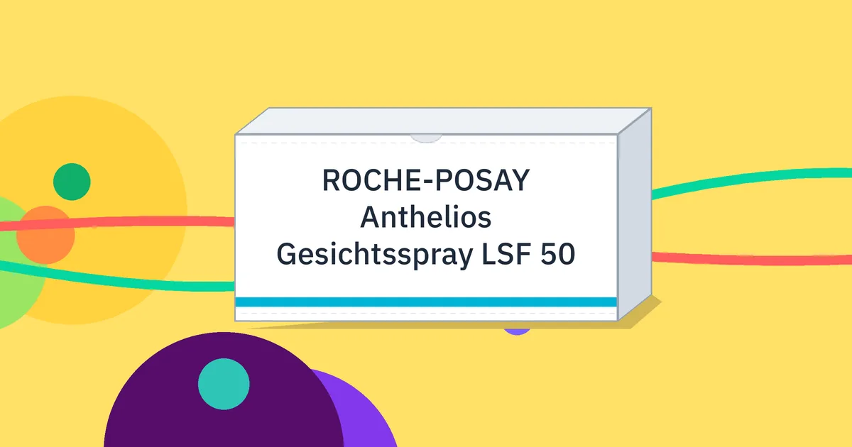 Symbolbild: Packung mit der Aufschrift ROCHE-POSAY Anthelios Gesichtsspray LSF 50 (PZN 13919414) – Verfügbarkeit und Bezug in Apotheken in Frankfurt am Main