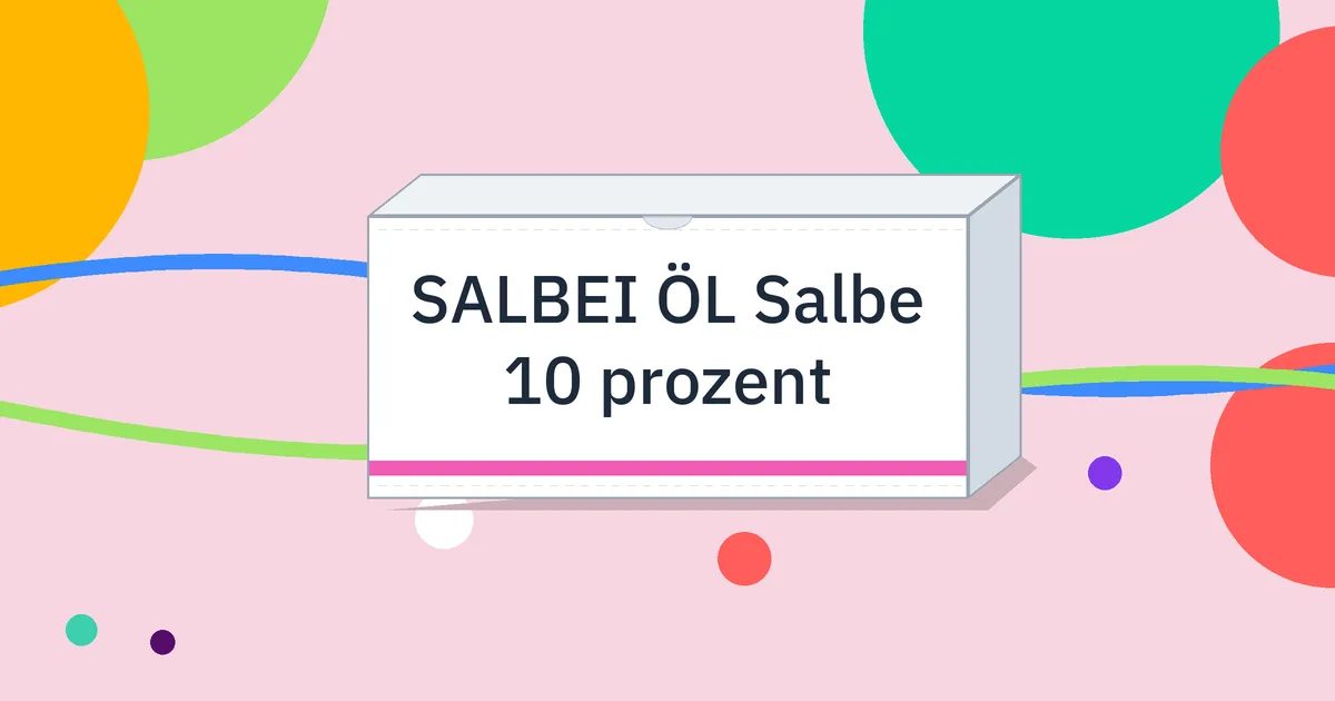 Symbolbild: Packung mit der Aufschrift SALBEI ÖL Salbe 10 prozent (PZN 18682282) – Verfügbarkeit und Bezug in Apotheken in Frankfurt am Main