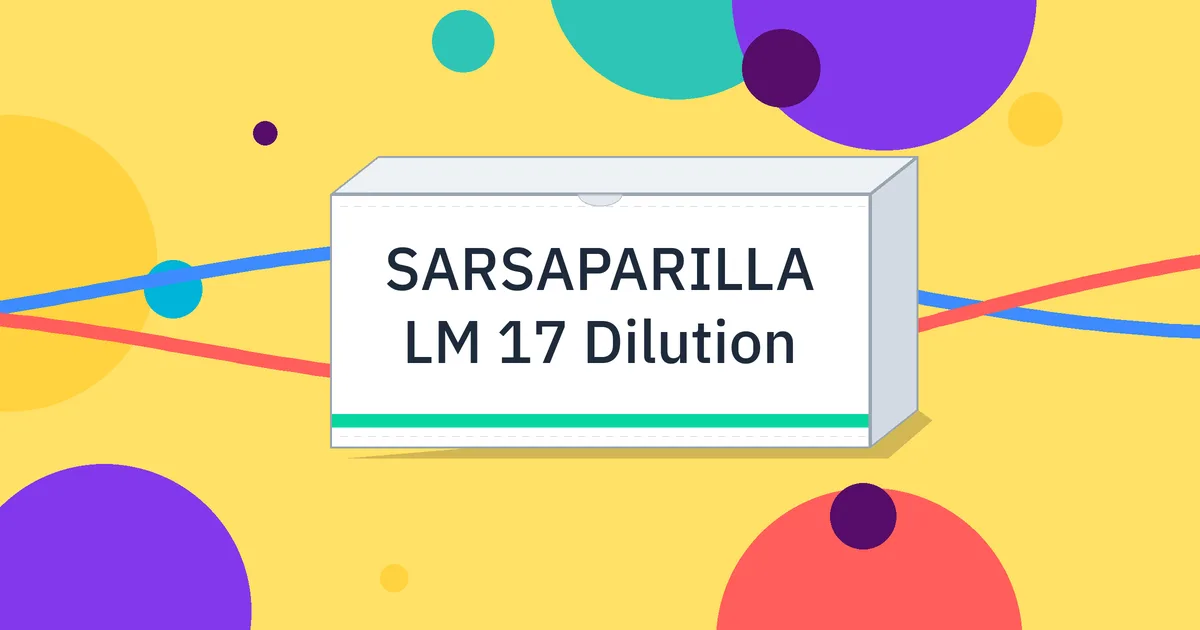 Symbolbild: Packung mit der Aufschrift SARSAPARILLA LM 17 Dilution (PZN 13183120) – Verfügbarkeit und Bezug in Apotheken in Frankfurt am Main