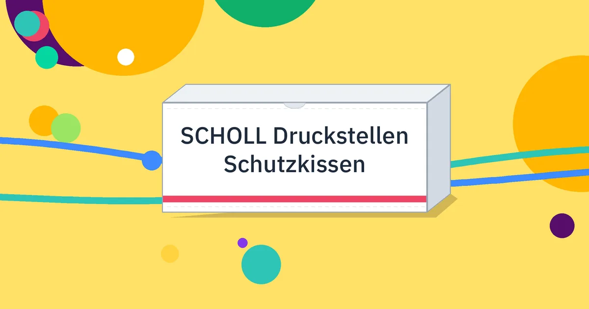 Symbolbild: Packung mit der Aufschrift SCHOLL Druckstellen Schutzkissen (PZN 18296484) – Verfügbarkeit und Bezug in Apotheken in Frankfurt am Main