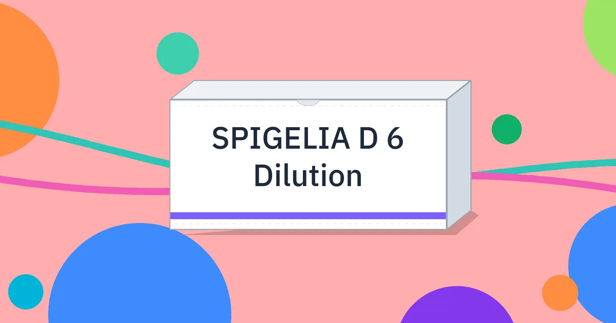 Symbolbild: Packung mit der Aufschrift SPIGELIA D 6 Dilution (PZN 01785977) – Verfügbarkeit und Bezug in Apotheken in Frankfurt am Main