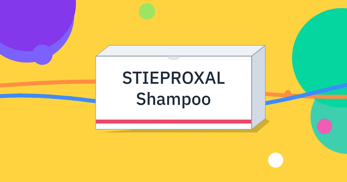 Symbolbild: Packung mit der Aufschrift STIEPROXAL Shampoo (PZN 00581244) – Verfügbarkeit und Bezug in Apotheken in Frankfurt am Main