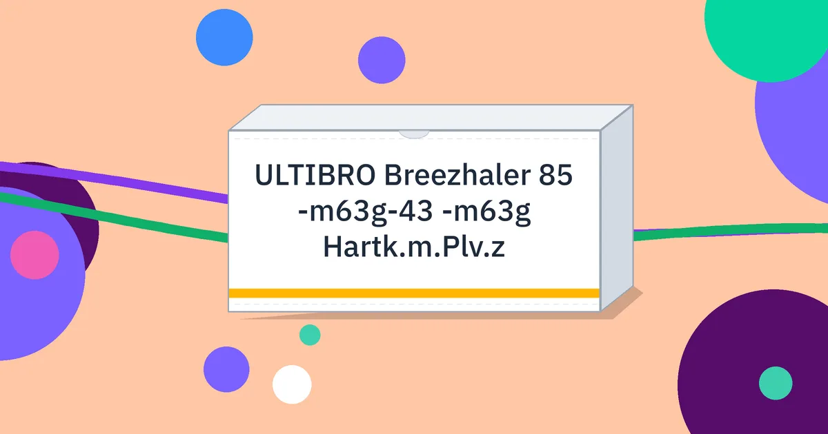 Symbolbild: Packung mit der Aufschrift ULTIBRO Breezhaler 85 -m63g-43 -m63g Hartk.m.Plv.z (PZN 10813448) – Verfügbarkeit und Bezug in Apotheken in Frankfurt am Main