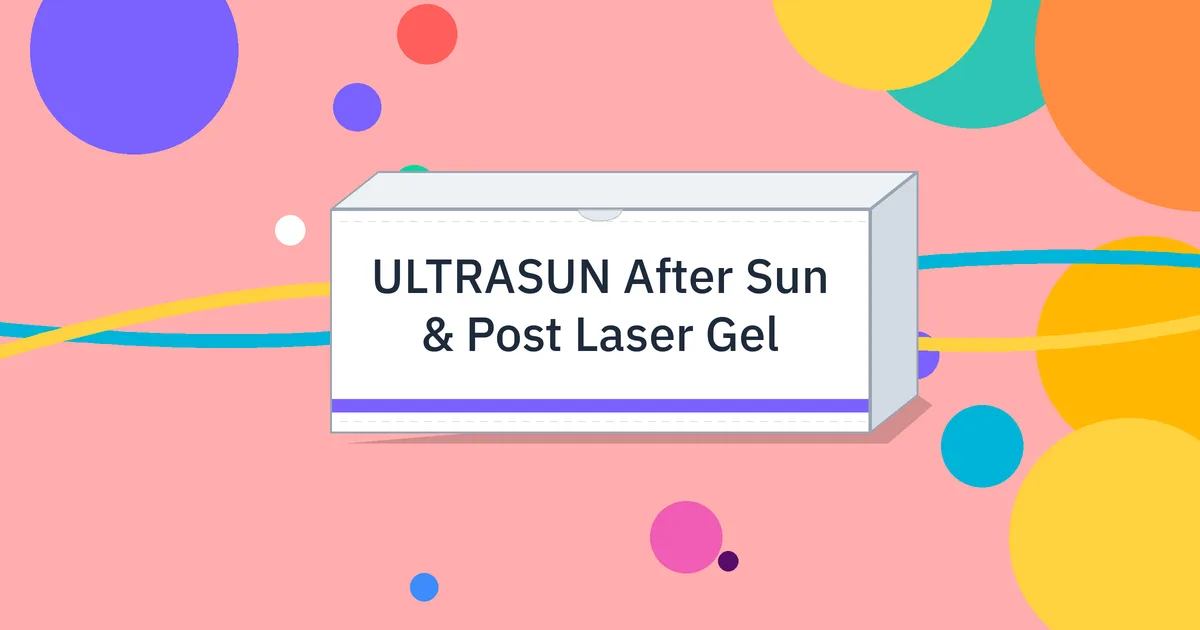 Symbolbild: Packung mit der Aufschrift ULTRASUN After Sun & Post Laser Gel (PZN 17550880) – Verfügbarkeit und Bezug in Apotheken in Frankfurt am Main
