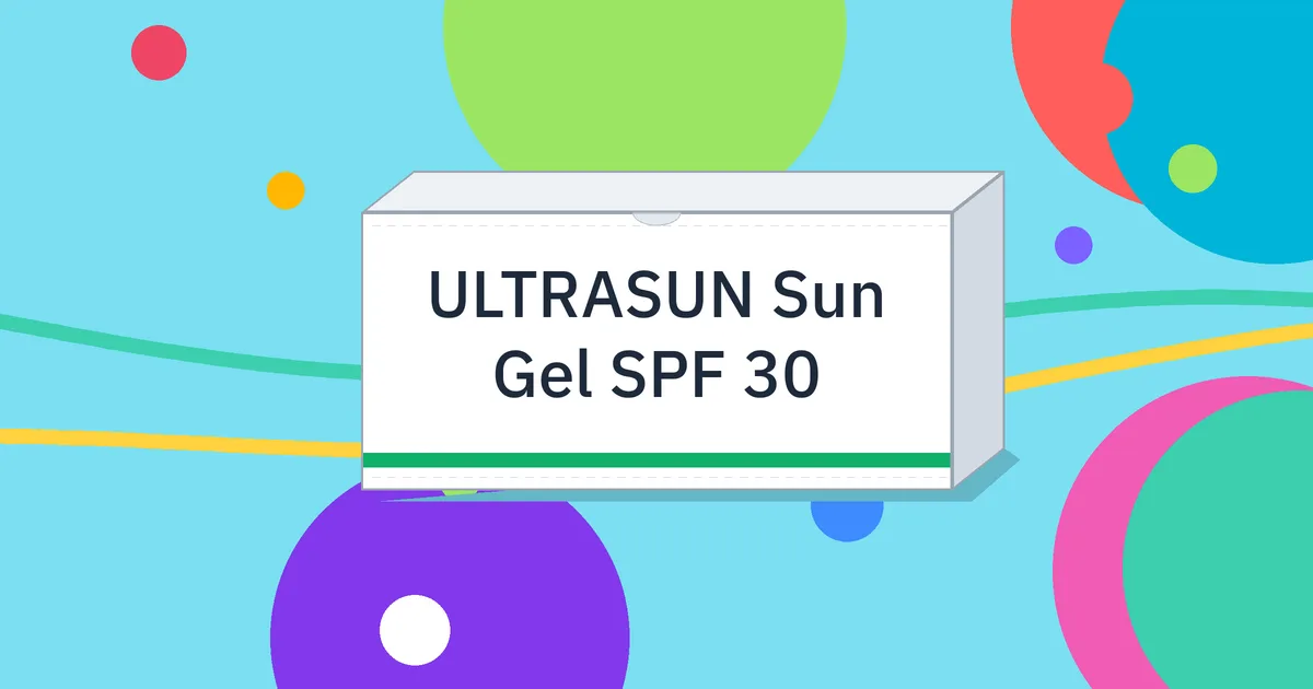 Symbolbild: Packung mit der Aufschrift ULTRASUN Sun Gel SPF 30 (PZN 17375997) – Verfügbarkeit und Bezug in Apotheken in Frankfurt am Main