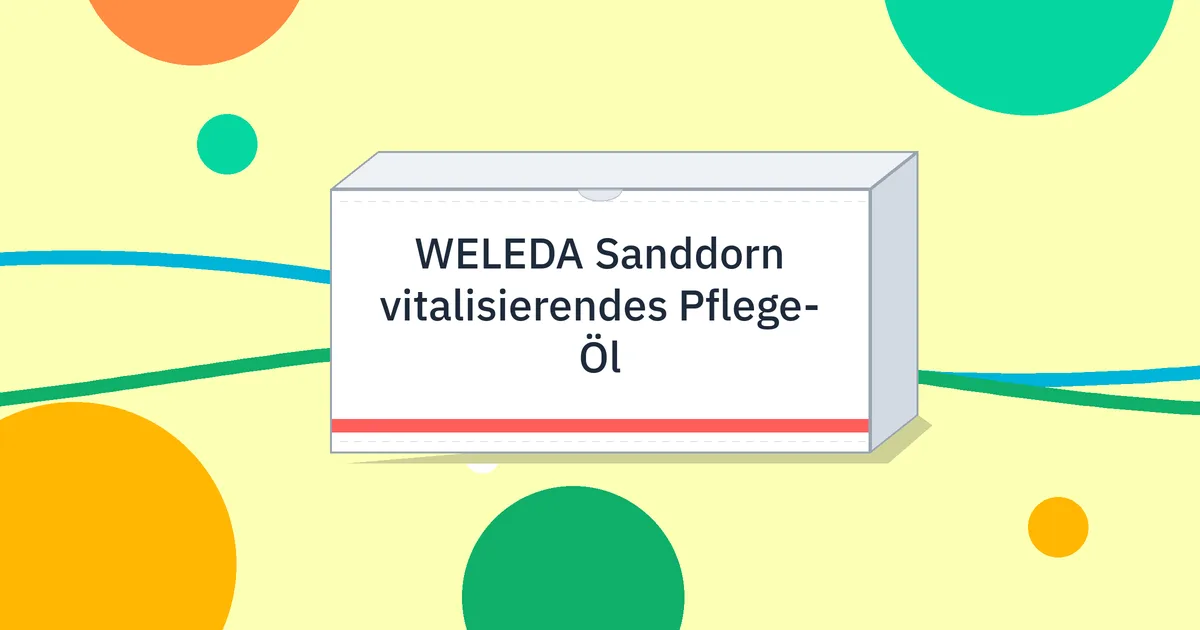Symbolbild: Packung mit der Aufschrift WELEDA Sanddorn vitalisierendes Pflege-Öl (PZN 12564127) – Verfügbarkeit und Bezug in Apotheken in Frankfurt am Main