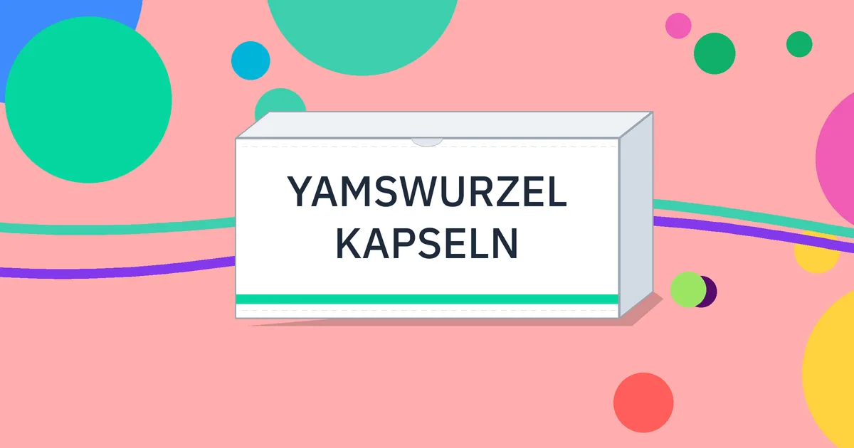 Symbolbild: Packung mit der Aufschrift YAMSWURZEL KAPSELN (PZN 01996674) – Verfügbarkeit und Bezug in Apotheken in Frankfurt am Main