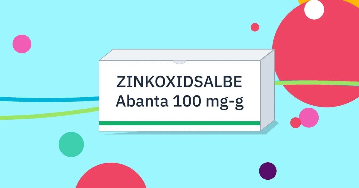 Symbolbild: Packung mit der Aufschrift ZINKOXIDSALBE Abanta 100 mg-g (PZN 19641687) – Verfügbarkeit und Bezug in Apotheken in Frankfurt am Main