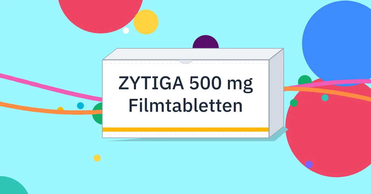 Symbolbild: Packung mit der Aufschrift ZYTIGA 500 mg Filmtabletten (PZN 14215075) – Verfügbarkeit und Bezug in Apotheken in Frankfurt am Main