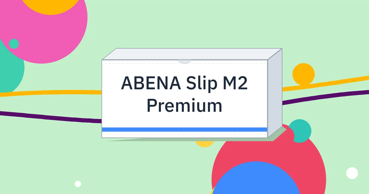 Symbolbild: Packung mit der Aufschrift ABENA Slip M2 Premium (PZN 10220234) – Verfügbarkeit und Bezug in Apotheken in Frankfurt am Main