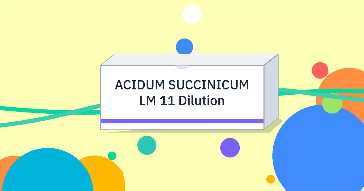 Symbolbild: Packung mit der Aufschrift ACIDUM SUCCINICUM LM 11 Dilution (PZN 13283815) – Verfügbarkeit und Bezug in Apotheken in Frankfurt am Main