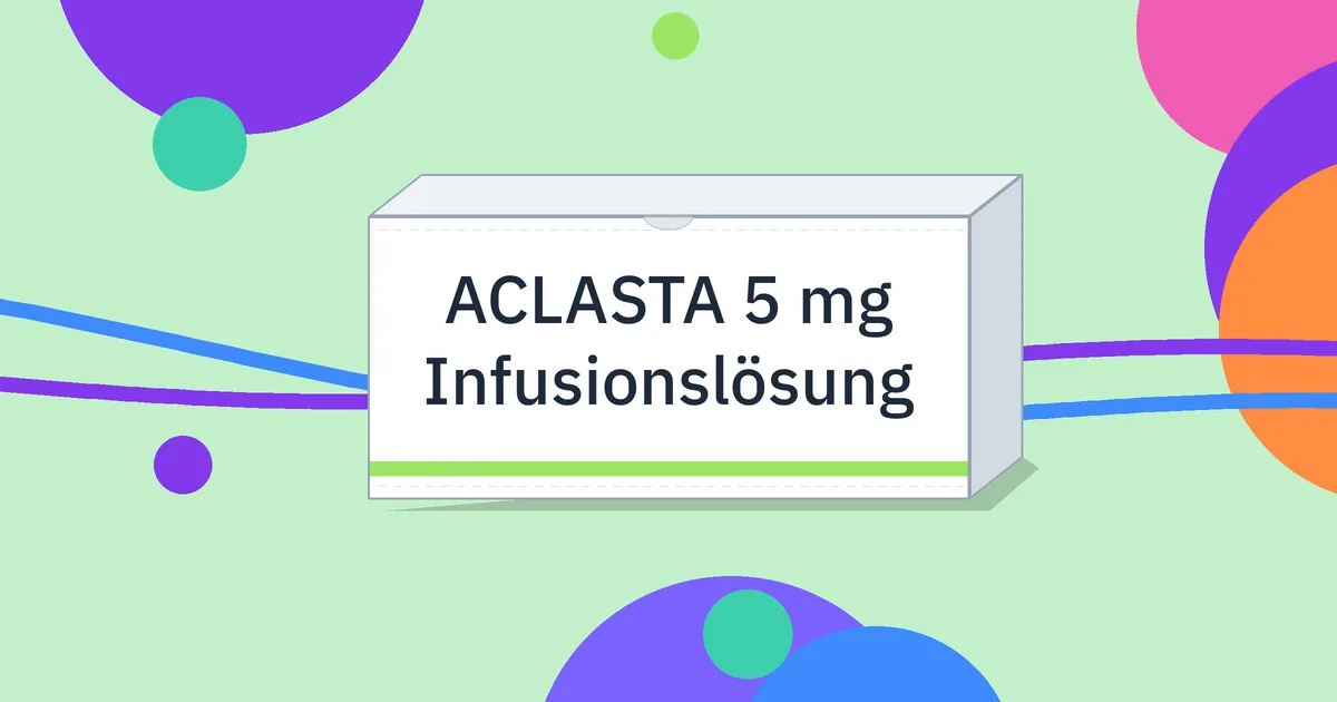 Symbolbild: Packung mit der Aufschrift ACLASTA 5 mg Infusionslösung (PZN 00693807) – Verfügbarkeit und Bezug in Apotheken in Frankfurt am Main