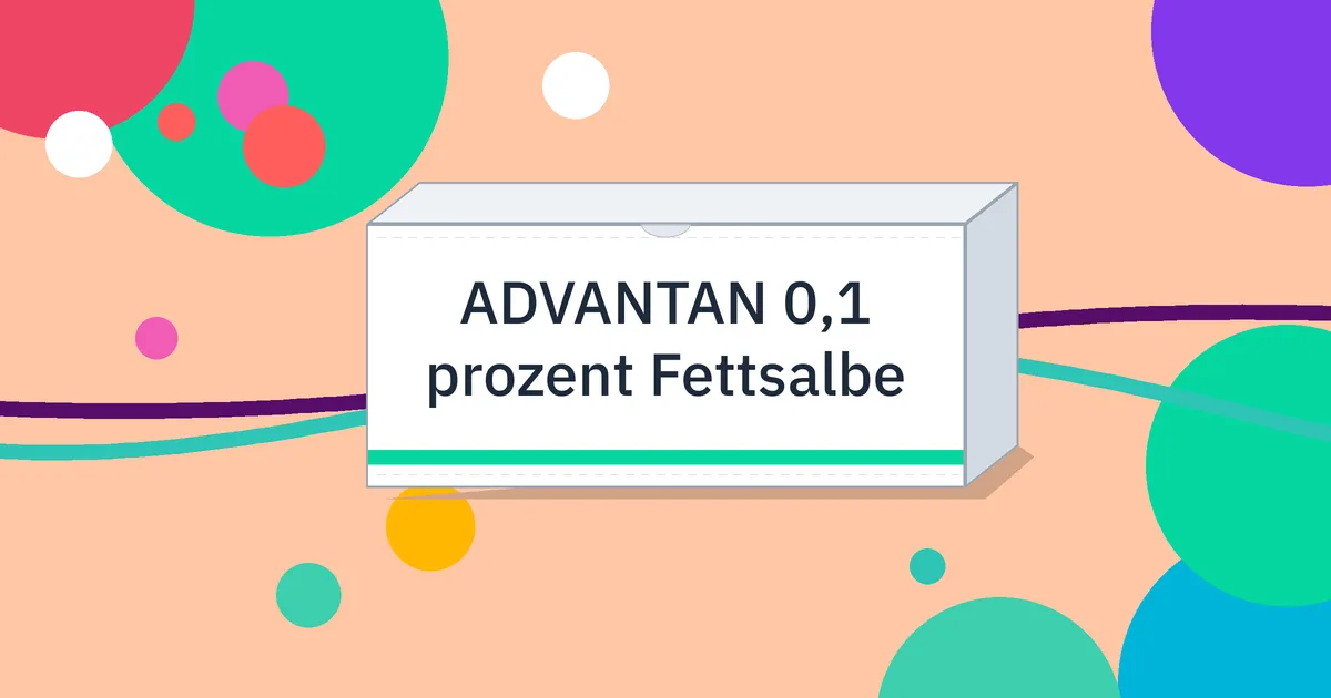 Symbolbild: Packung mit der Aufschrift ADVANTAN 0,1 prozent Fettsalbe (PZN 03113928) – Verfügbarkeit und Bezug in Apotheken in Frankfurt am Main