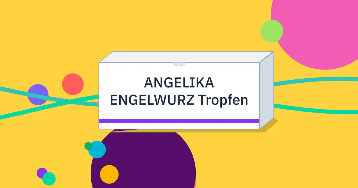 Symbolbild: Packung mit der Aufschrift ANGELIKA ENGELWURZ Tropfen (PZN 20210797) – Verfügbarkeit und Bezug in Apotheken in Frankfurt am Main