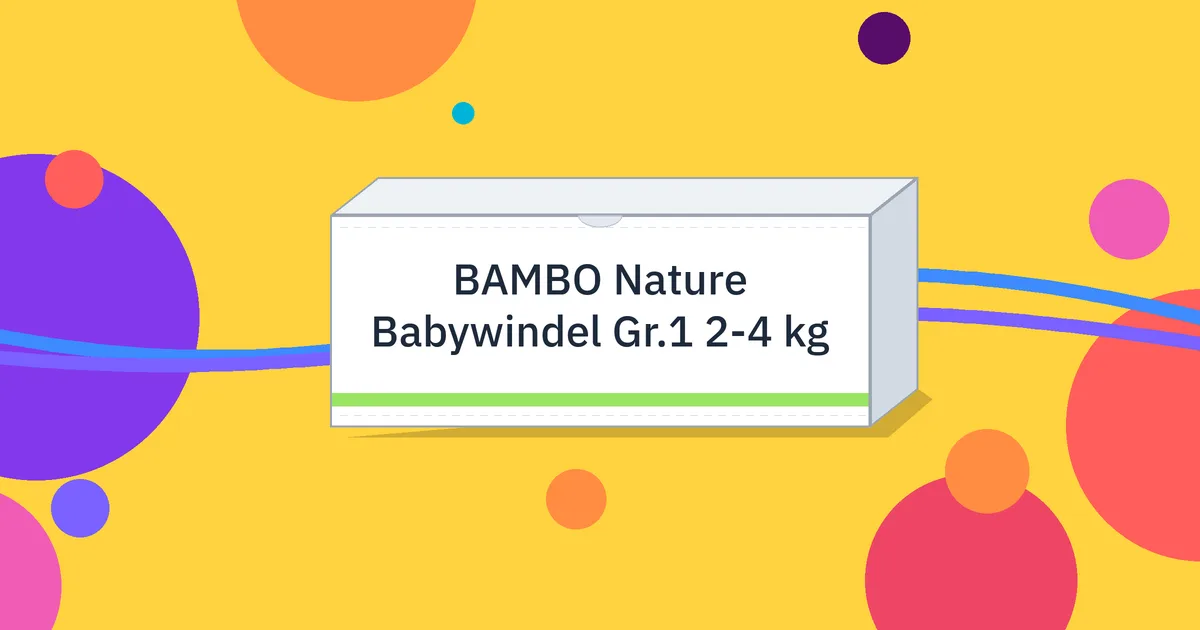 Symbolbild: Packung mit der Aufschrift BAMBO Nature Babywindel Gr.1 2-4 kg (PZN 15416976) – Verfügbarkeit und Bezug in Apotheken in Frankfurt am Main