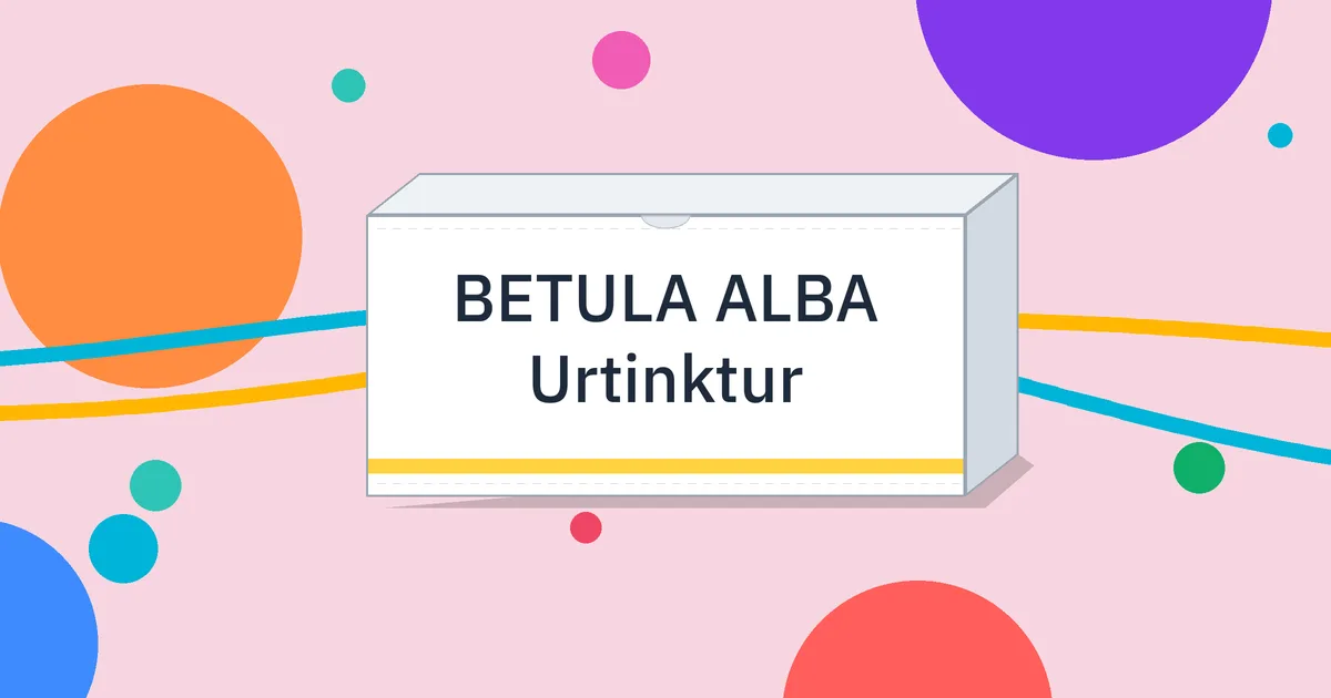 Symbolbild: Packung mit der Aufschrift BETULA ALBA Urtinktur (PZN 04207442) – Verfügbarkeit und Bezug in Apotheken in Frankfurt am Main