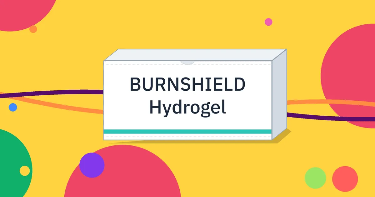 Symbolbild: Packung mit der Aufschrift BURNSHIELD Hydrogel (PZN 05948962) – Verfügbarkeit und Bezug in Apotheken in Frankfurt am Main