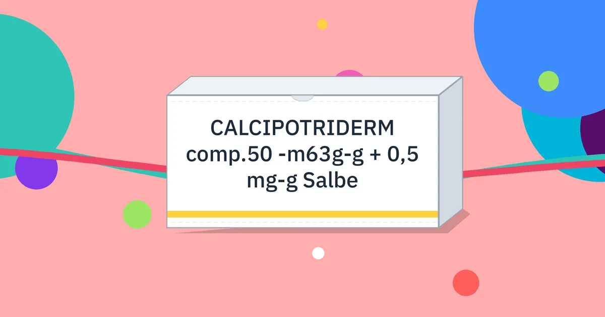 Symbolbild: Packung mit der Aufschrift CALCIPOTRIDERM comp.50 -m63g-g + 0,5 mg-g Salbe (PZN 16321551) – Verfügbarkeit und Bezug in Apotheken in Frankfurt am Main