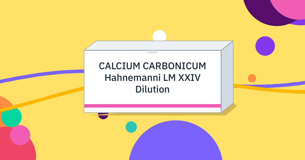 Symbolbild: Packung mit der Aufschrift CALCIUM CARBONICUM Hahnemanni LM XXIV Dilution (PZN 02673944) – Verfügbarkeit und Bezug in Apotheken in Frankfurt am Main