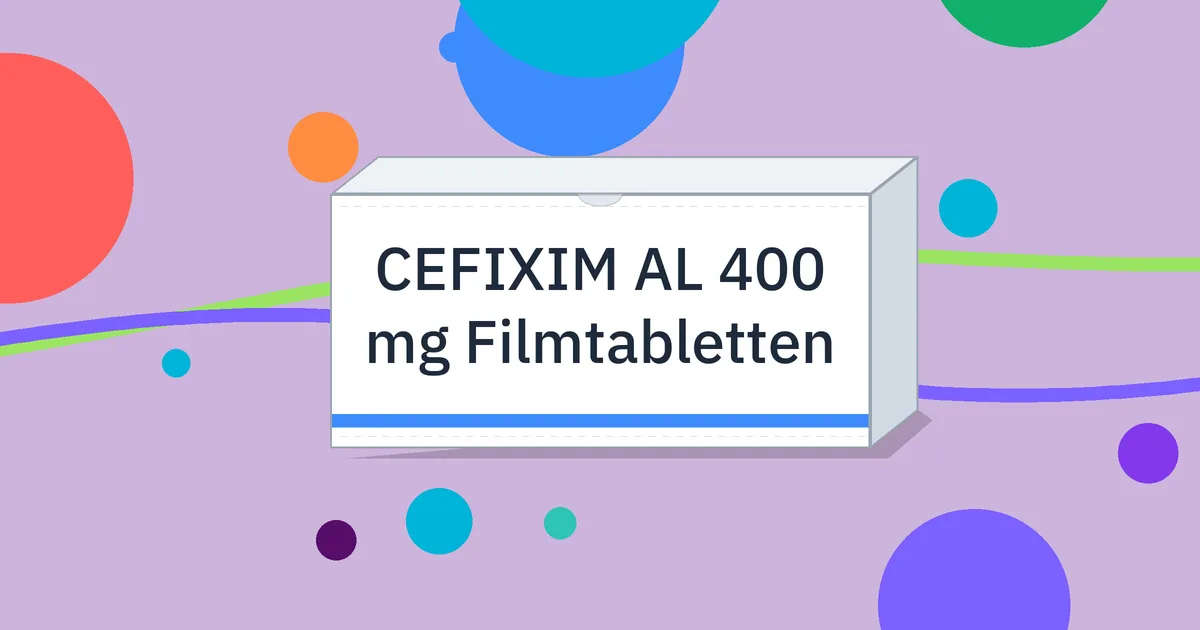 Symbolbild: Packung mit der Aufschrift CEFIXIM AL 400 mg Filmtabletten (PZN 10357298) – Verfügbarkeit und Bezug in Apotheken in Frankfurt am Main