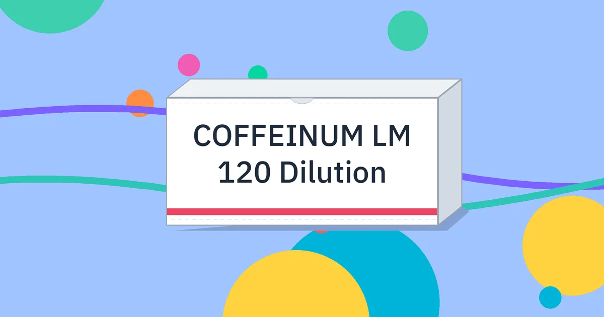 Symbolbild: Packung mit der Aufschrift COFFEINUM LM 120 Dilution (PZN 12832094) – Verfügbarkeit und Bezug in Apotheken in Frankfurt am Main