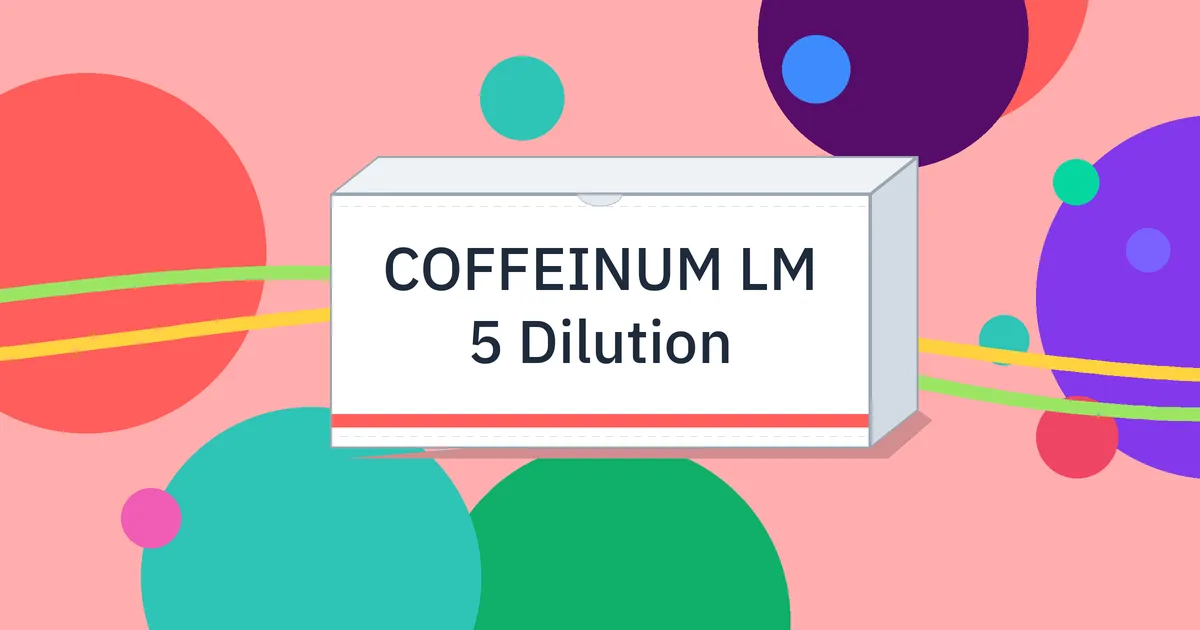 Symbolbild: Packung mit der Aufschrift COFFEINUM LM 5 Dilution (PZN 12831663) – Verfügbarkeit und Bezug in Apotheken in Frankfurt am Main