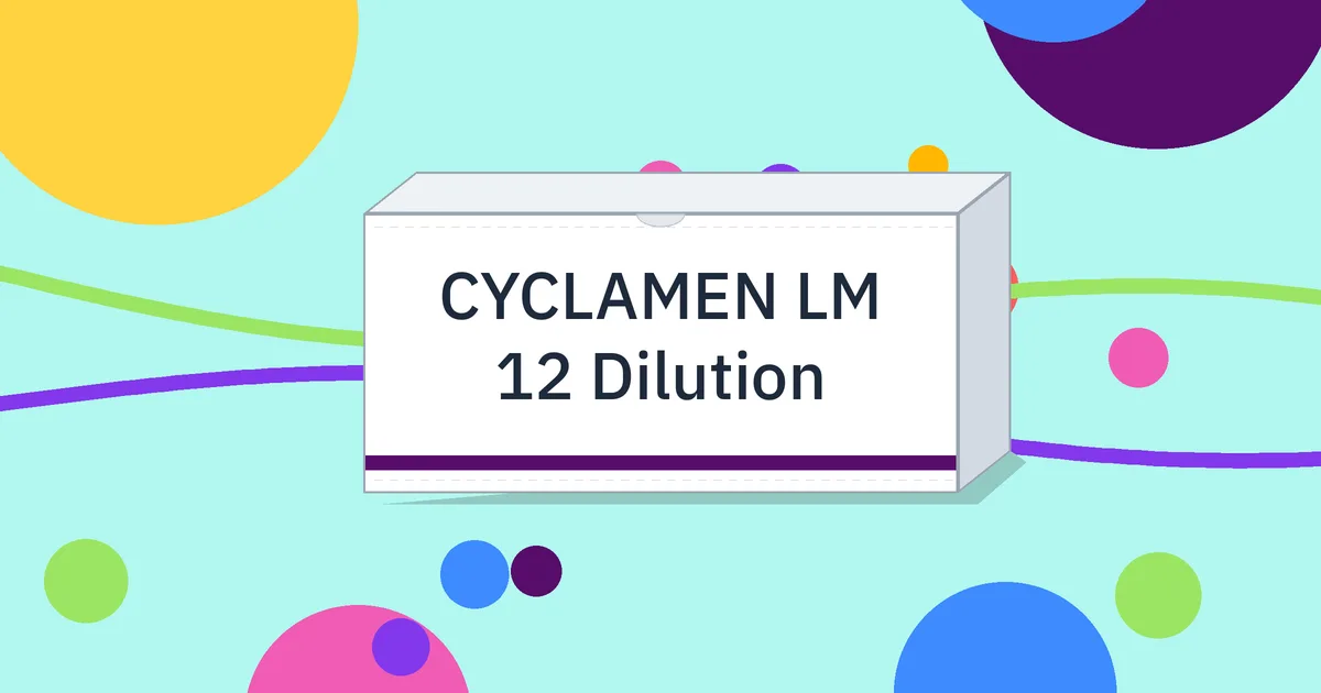 Symbolbild: Packung mit der Aufschrift CYCLAMEN LM 12 Dilution (PZN 03504391) – Verfügbarkeit und Bezug in Apotheken in Frankfurt am Main