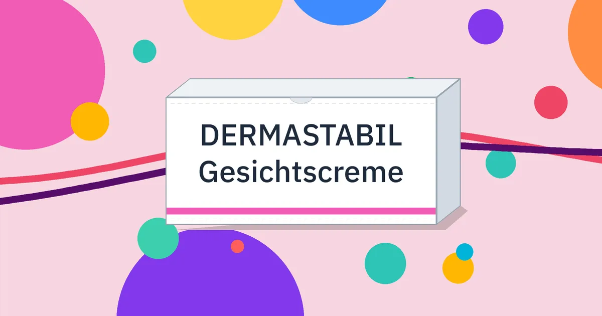 Symbolbild: Packung mit der Aufschrift DERMASTABIL Gesichtscreme (PZN 15374031) – Verfügbarkeit und Bezug in Apotheken in Frankfurt am Main