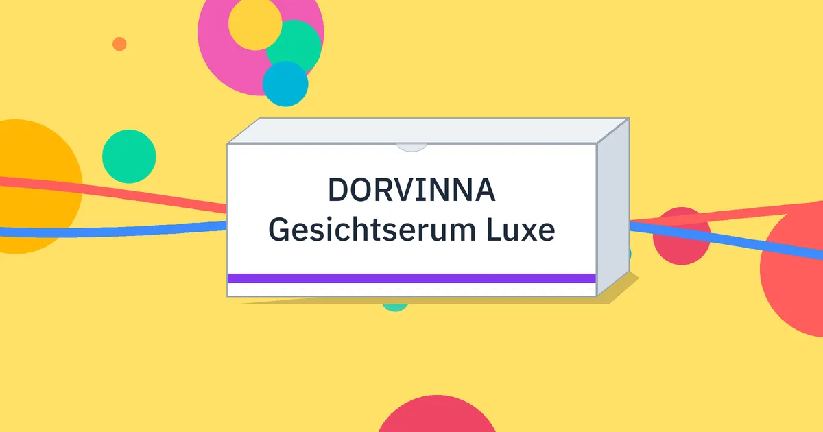 Symbolbild: Packung mit der Aufschrift DORVINNA Gesichtserum Luxe (PZN 17250333) – Verfügbarkeit und Bezug in Apotheken in Frankfurt am Main
