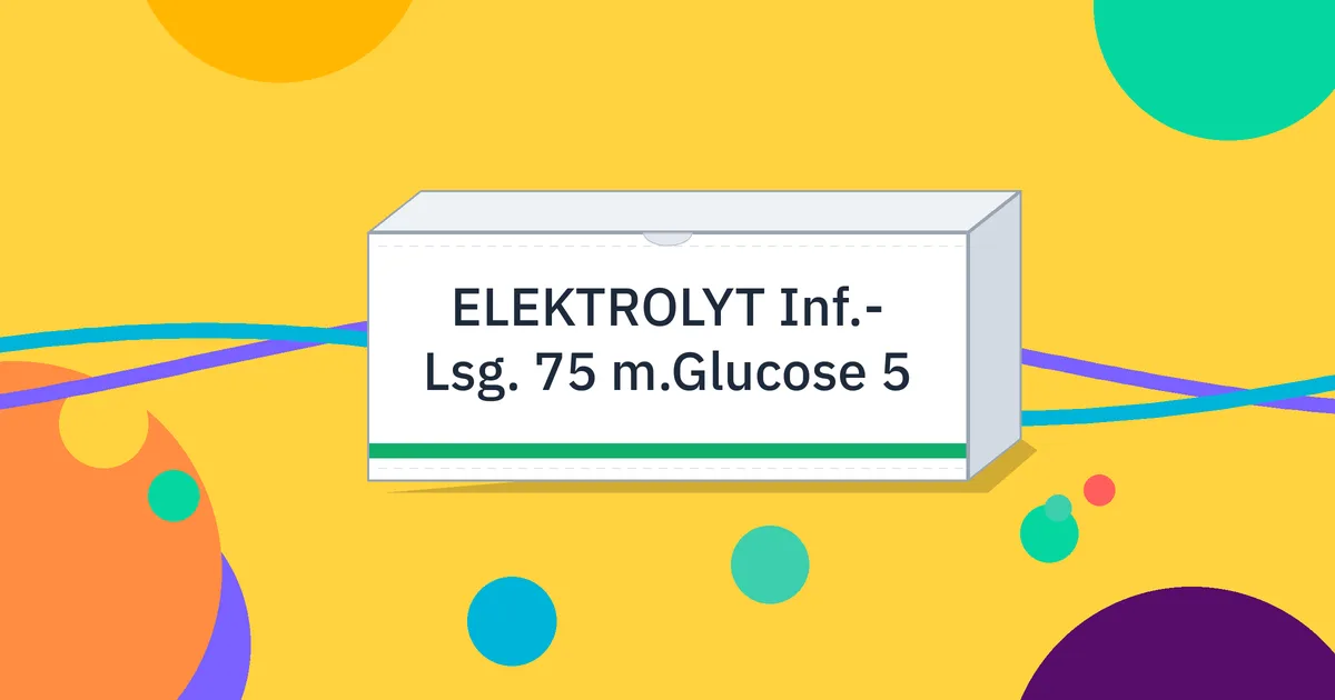 Symbolbild: Packung mit der Aufschrift ELEKTROLYT Inf.-Lsg. 75 m.Glucose 5 (PZN 07510690) – Verfügbarkeit und Bezug in Apotheken in Frankfurt am Main