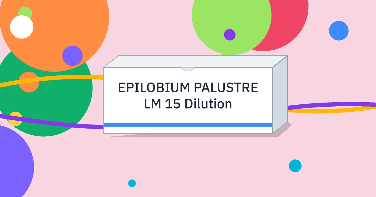 Symbolbild: Packung mit der Aufschrift EPILOBIUM PALUSTRE LM 15 Dilution (PZN 13472137) – Verfügbarkeit und Bezug in Apotheken in Frankfurt am Main
