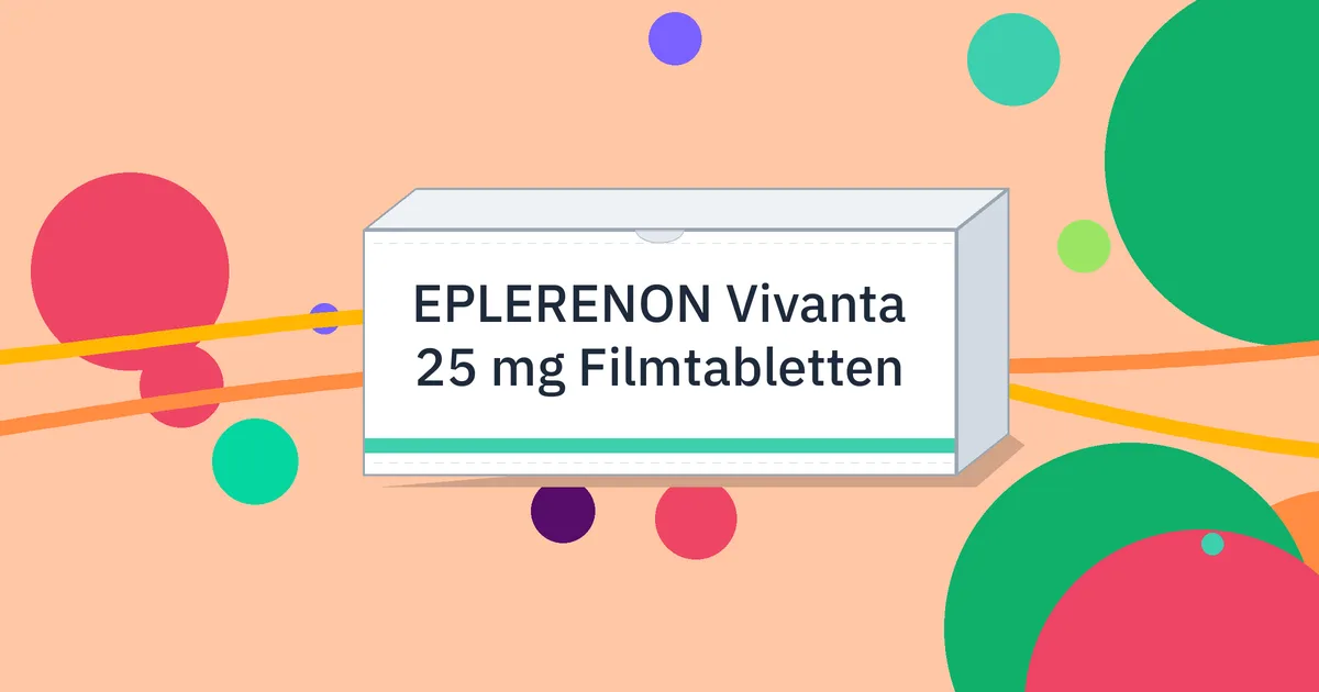 Symbolbild: Packung mit der Aufschrift EPLERENON Vivanta 25 mg Filmtabletten (PZN 16931806) – Verfügbarkeit und Bezug in Apotheken in Frankfurt am Main
