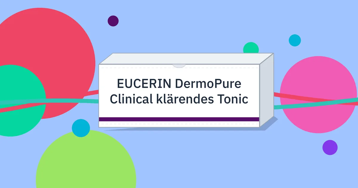 Symbolbild: Packung mit der Aufschrift EUCERIN DermoPure Clinical klärendes Tonic (PZN 19729867) – Verfügbarkeit und Bezug in Apotheken in Frankfurt am Main
