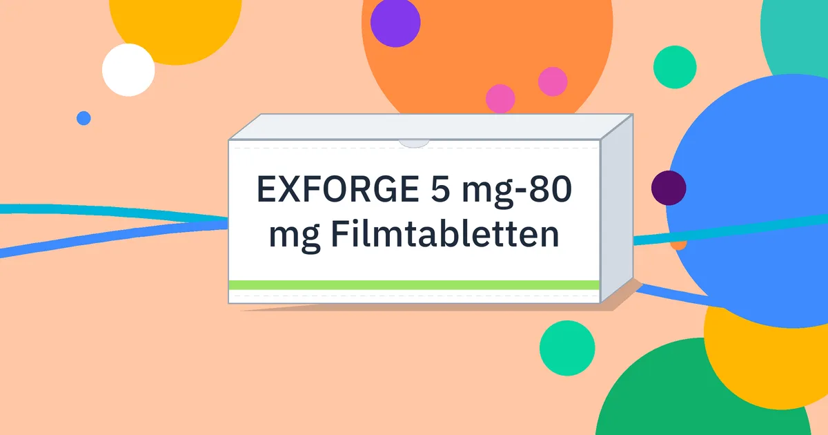 Symbolbild: Packung mit der Aufschrift EXFORGE 5 mg-80 mg Filmtabletten (PZN 04708813) – Verfügbarkeit und Bezug in Apotheken in Frankfurt am Main