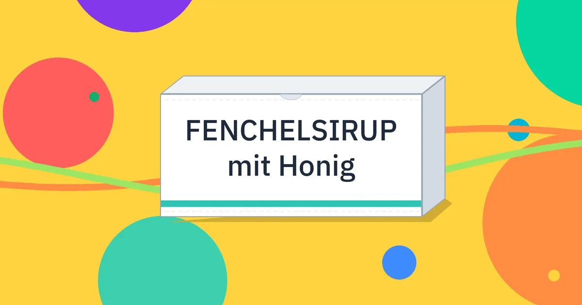 Symbolbild: Packung mit der Aufschrift FENCHELSIRUP mit Honig (PZN 19470613) – Verfügbarkeit und Bezug in Apotheken in Frankfurt am Main