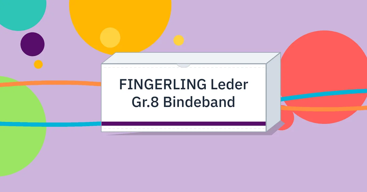 Symbolbild: Packung mit der Aufschrift FINGERLING Leder Gr.8 Bindeband (PZN 03236915) – Verfügbarkeit und Bezug in Apotheken in Frankfurt am Main