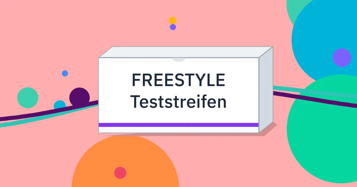 Symbolbild: Packung mit der Aufschrift FREESTYLE Teststreifen (PZN 12500446) – Verfügbarkeit und Bezug in Apotheken in Frankfurt am Main