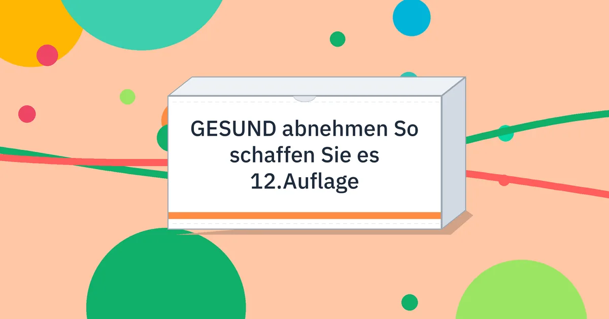 Symbolbild: Packung mit der Aufschrift GESUND abnehmen So schaffen Sie es 12.Auflage (PZN 02095536) – Verfügbarkeit und Bezug in Apotheken in Frankfurt am Main