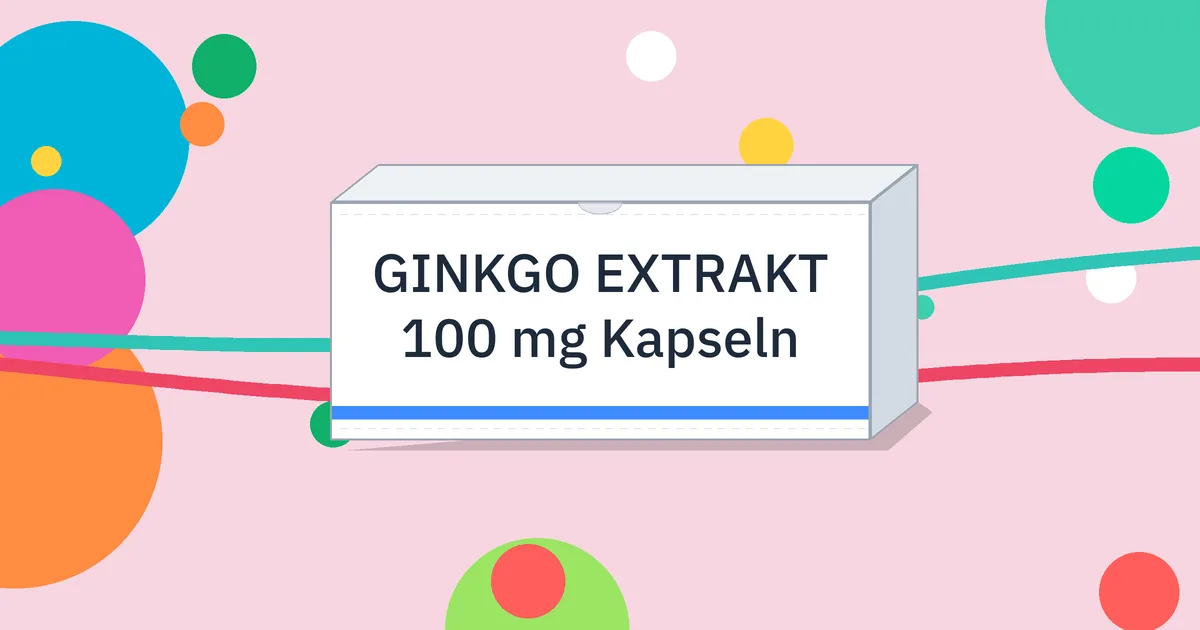Symbolbild: Packung mit der Aufschrift GINKGO EXTRAKT 100 mg Kapseln (PZN 12574806) – Verfügbarkeit und Bezug in Apotheken in Frankfurt am Main